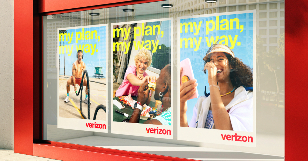 Verizon’s Rebrand: Ditching the Iconic Checkmark for a Bright, Vibrant ...